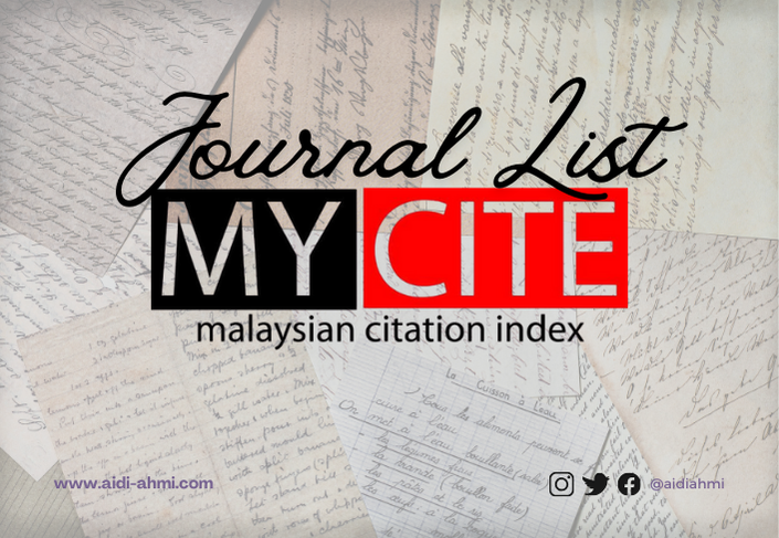 MyCite Journal List (Updated 27 December 2025)